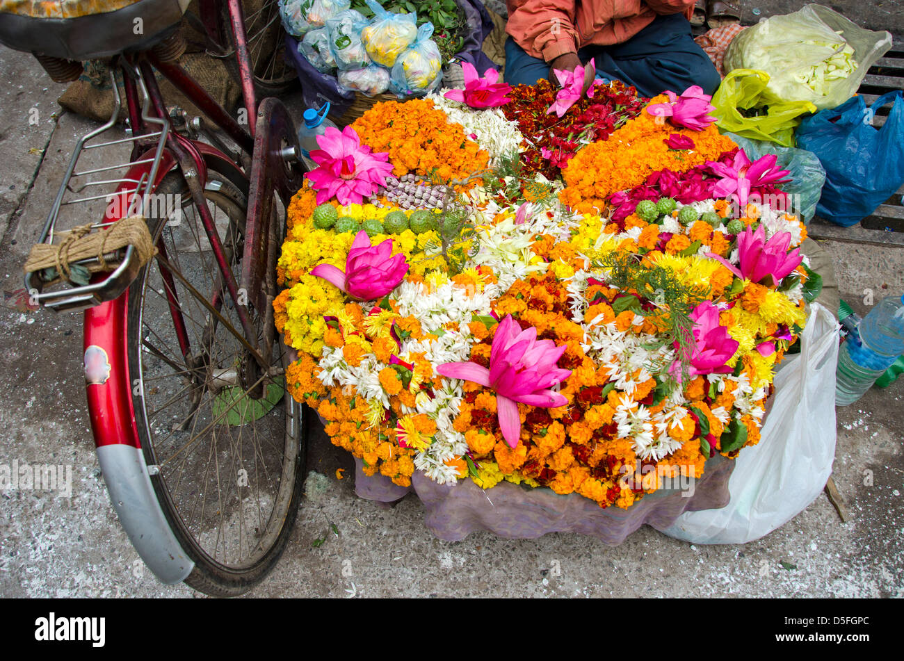 Indian symbols flower hi-res stock photography and images - Alamy