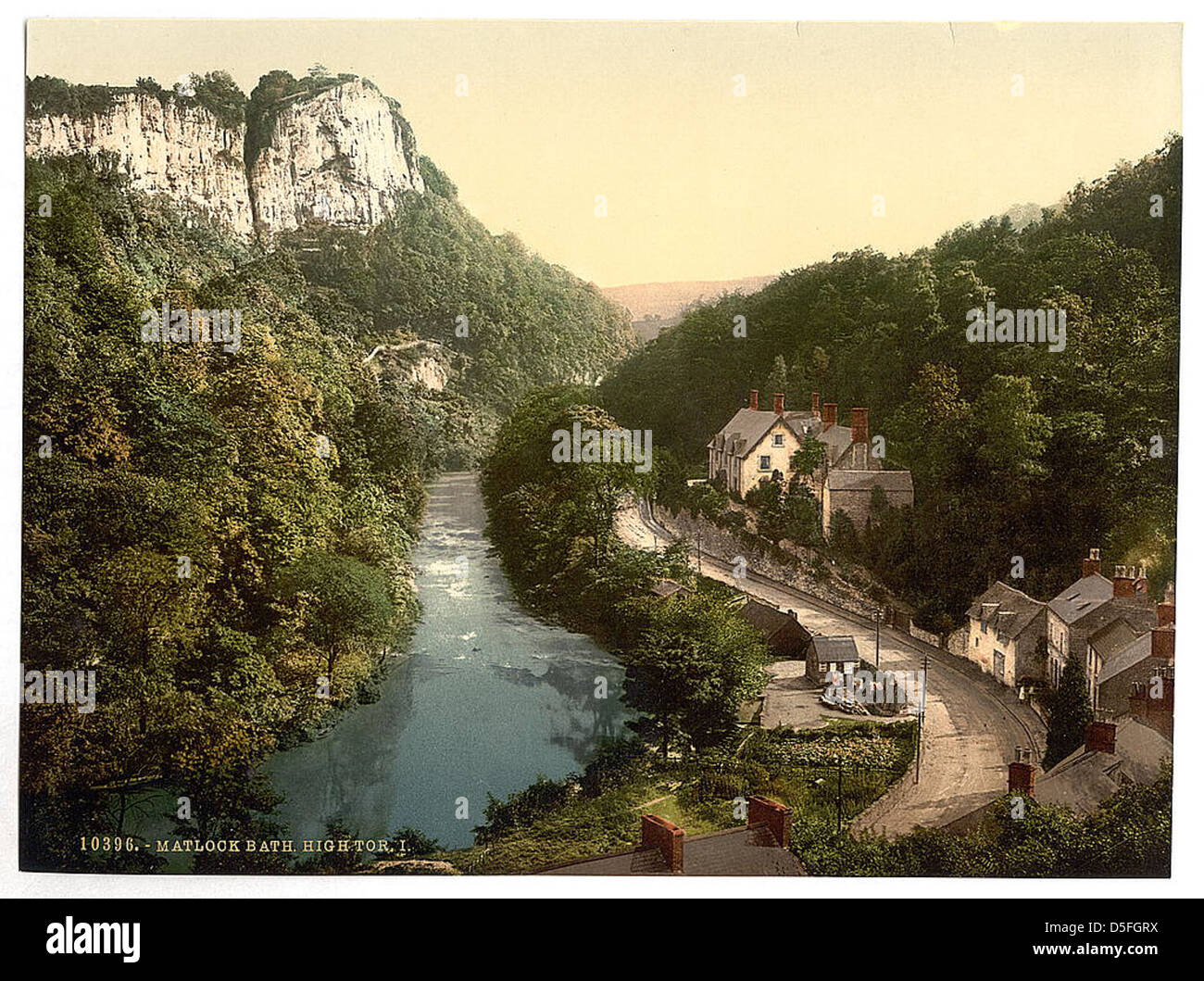 [Matlock High Tor, I., Derbyshire, England] (LOC Stock Photo - Alamy