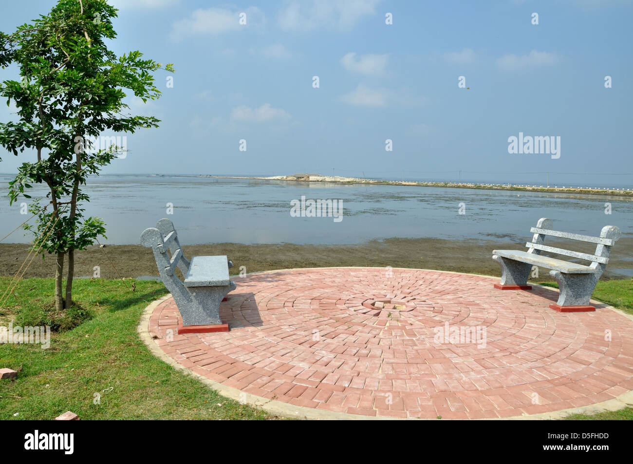 View of Pannai causeway from Jaffna fort, Sri Lanka Stock Photo - Alamy