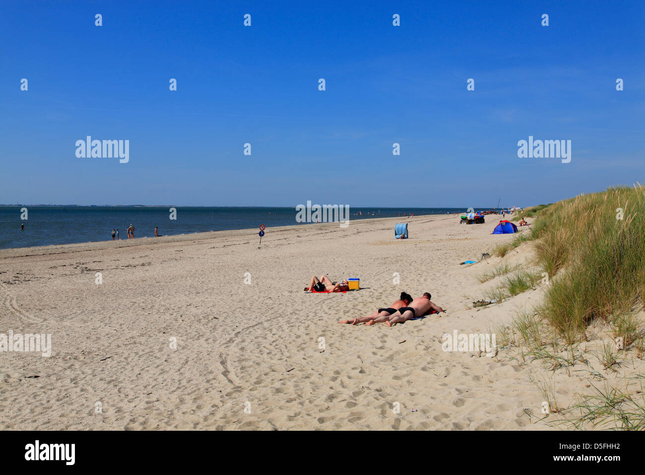 Foehr Island, Utersum beach, Schleswig-Holstein, Germany Stock Photo ...
