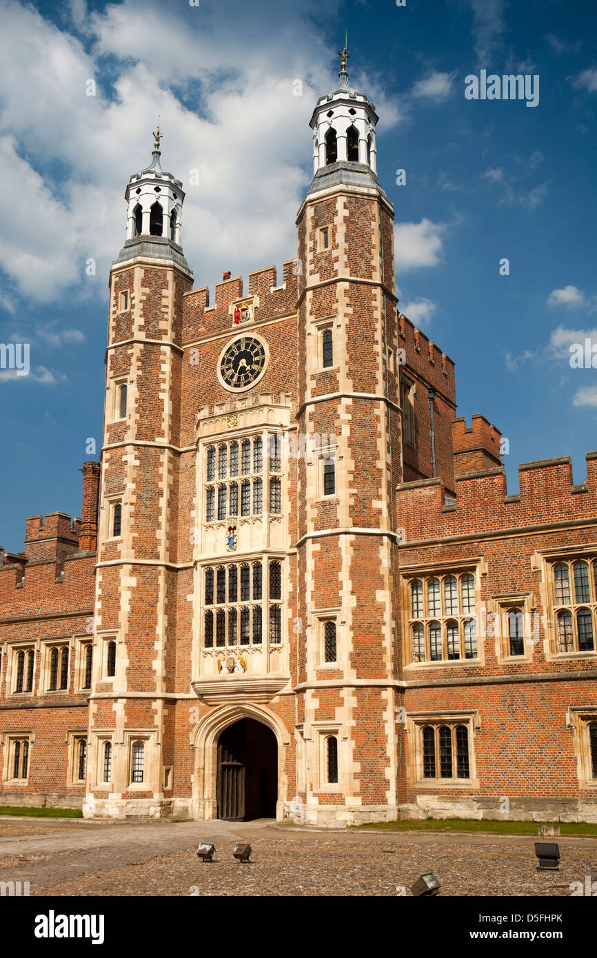 England, Berkshire, Eton College, Lupton’s Tower, Tudor bell tower and ...