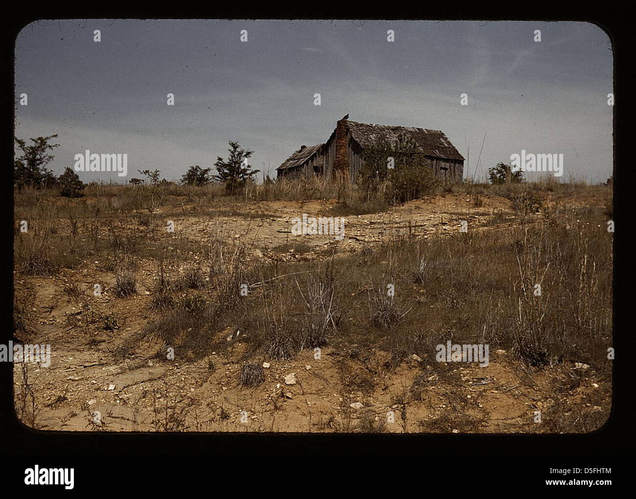 This 1940 image by Marion Post Wolcott depicts a rural cabin in the ...