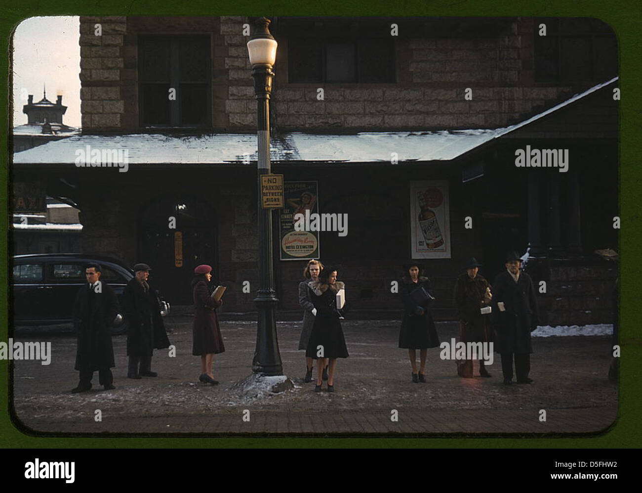 Vintage bus advertising hi-res stock photography and images - Alamy