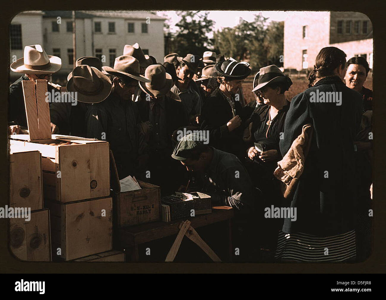 In 1940, surplus commodities such as food were distributed in St. Johns ...