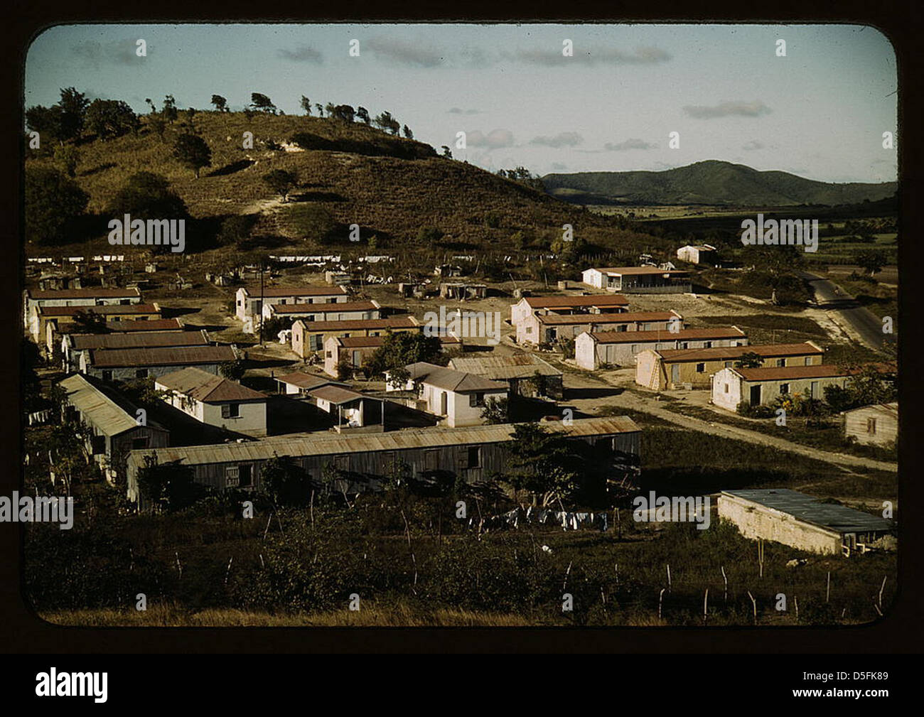 The construction of a municipal housing project in Ponce, Puerto Rico ...