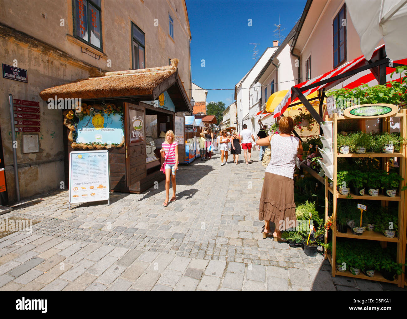 Varazdin town street hi-res stock photography and images - Alamy