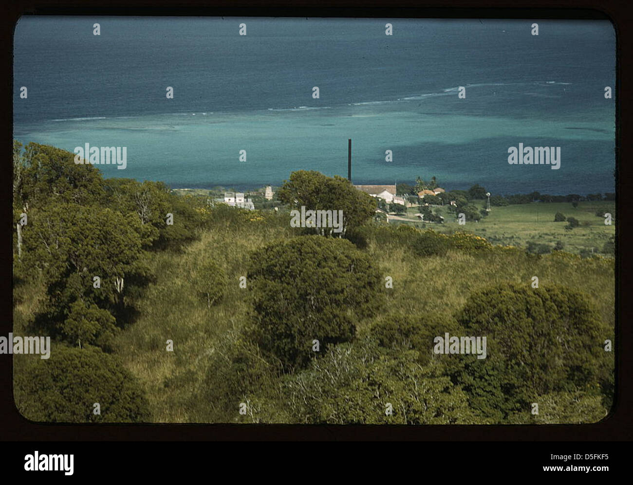 This image captures part of the harbor at Christiansted, St. Croix ...