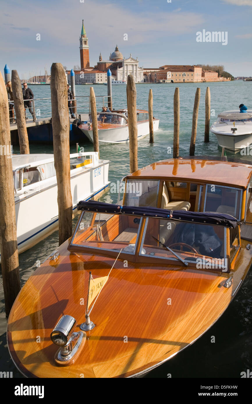 Venice taxi boat hi-res stock photography and images - Alamy