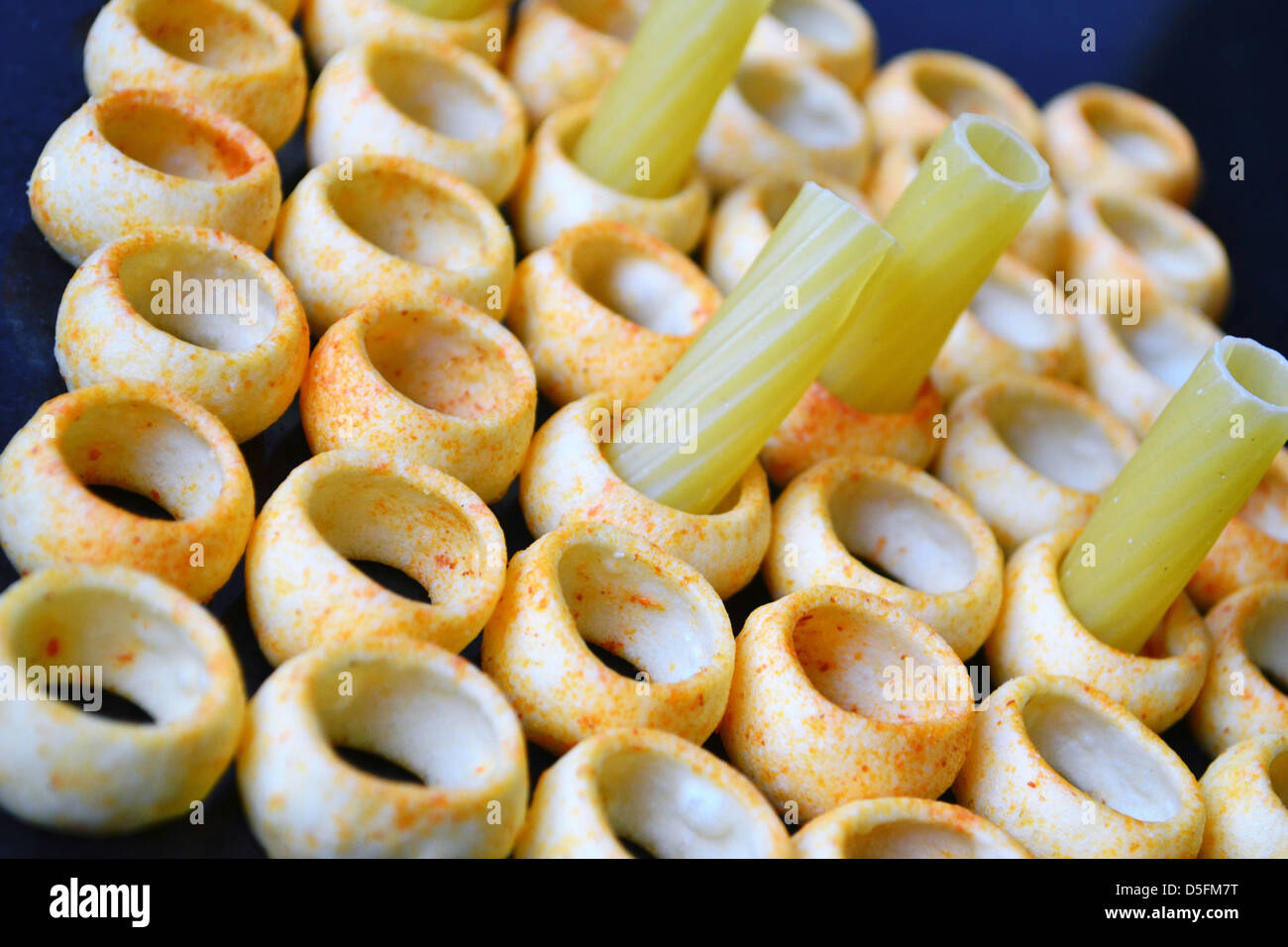 Pasta in a Hoop Stock Photo - Alamy