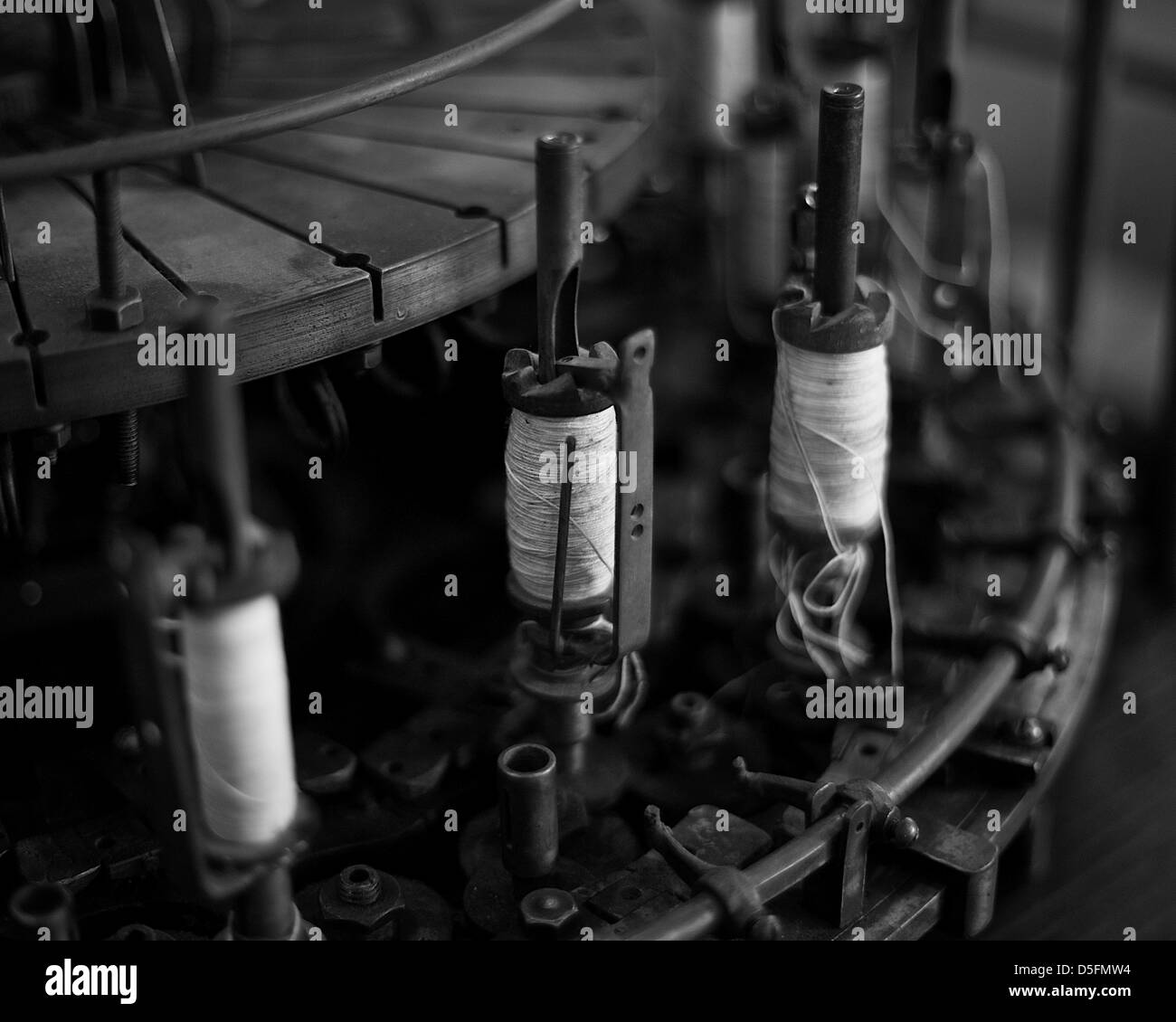 cotton bobbin wheel Stock Photo - Alamy