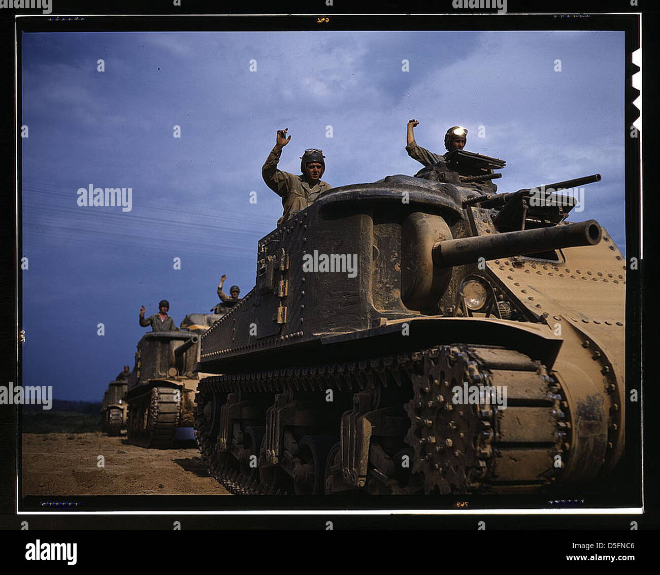 M-3 tank, Ft. Knox, Ky. (LOC Stock Photo - Alamy