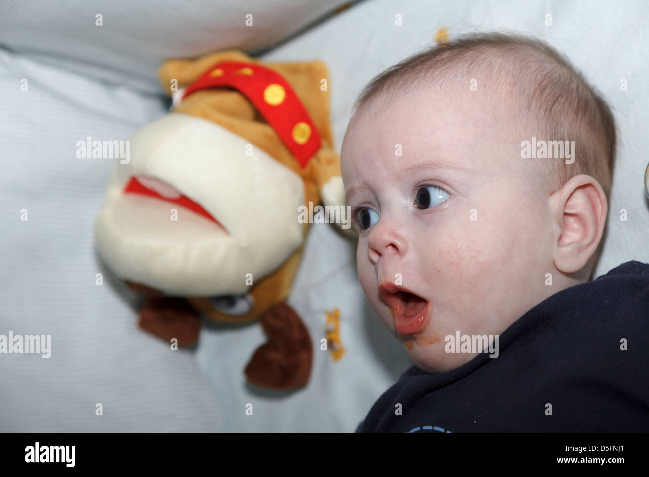Surprised baby hi-res stock photography and images - Alamy