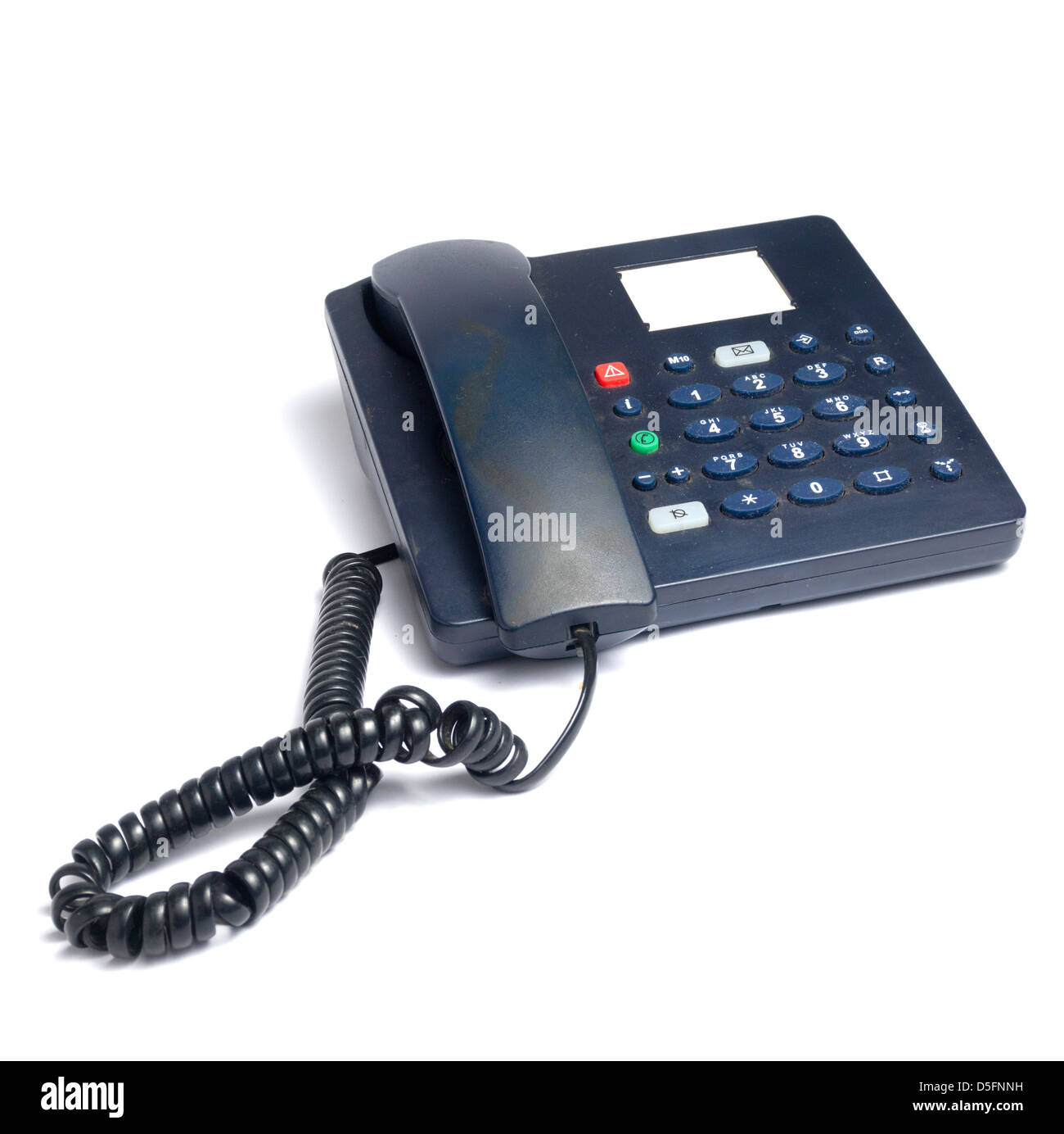 Telephone isolated on white background Stock Photo - Alamy