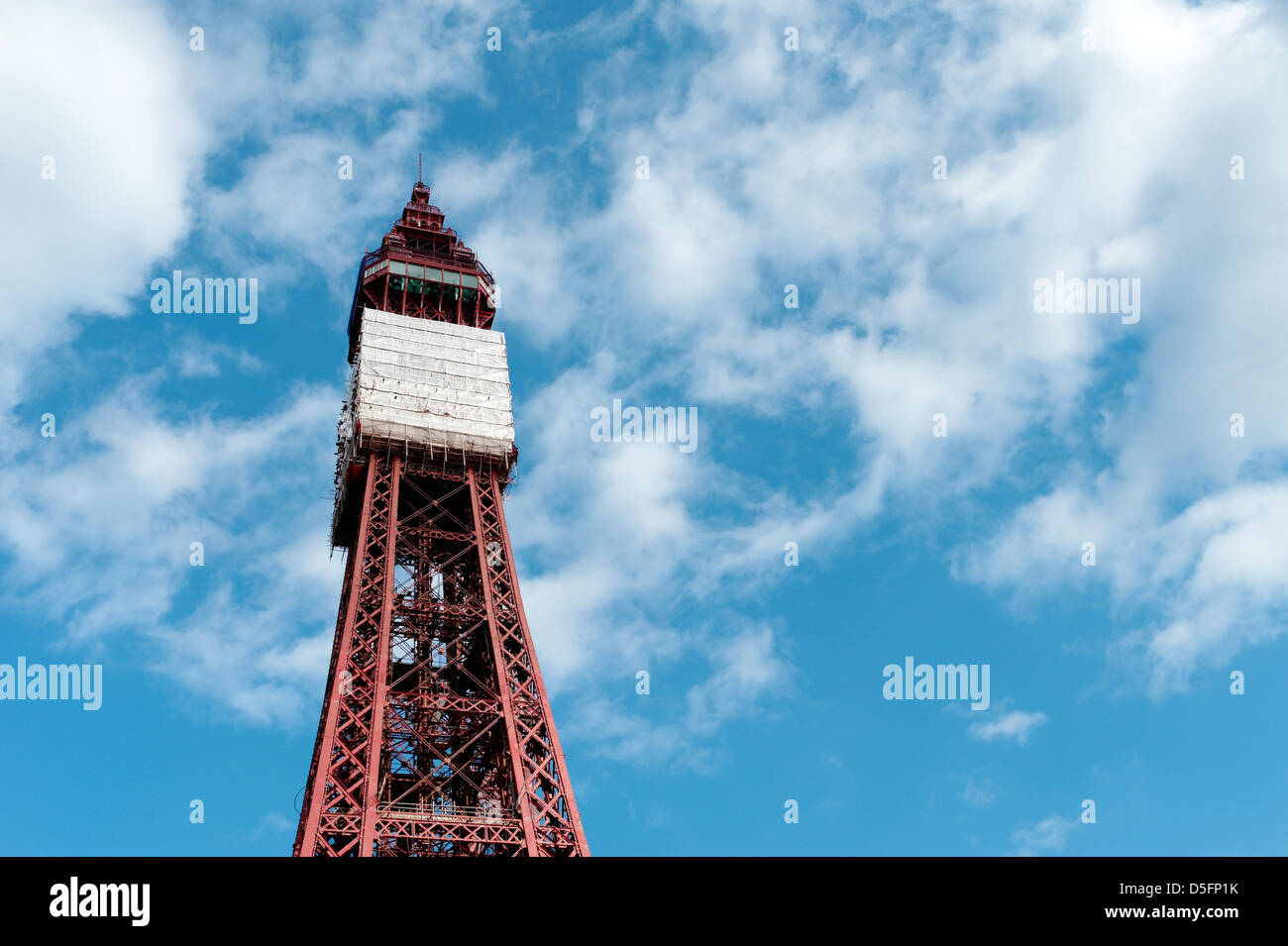 Blackpool tower construction hi-res stock photography and images - Alamy