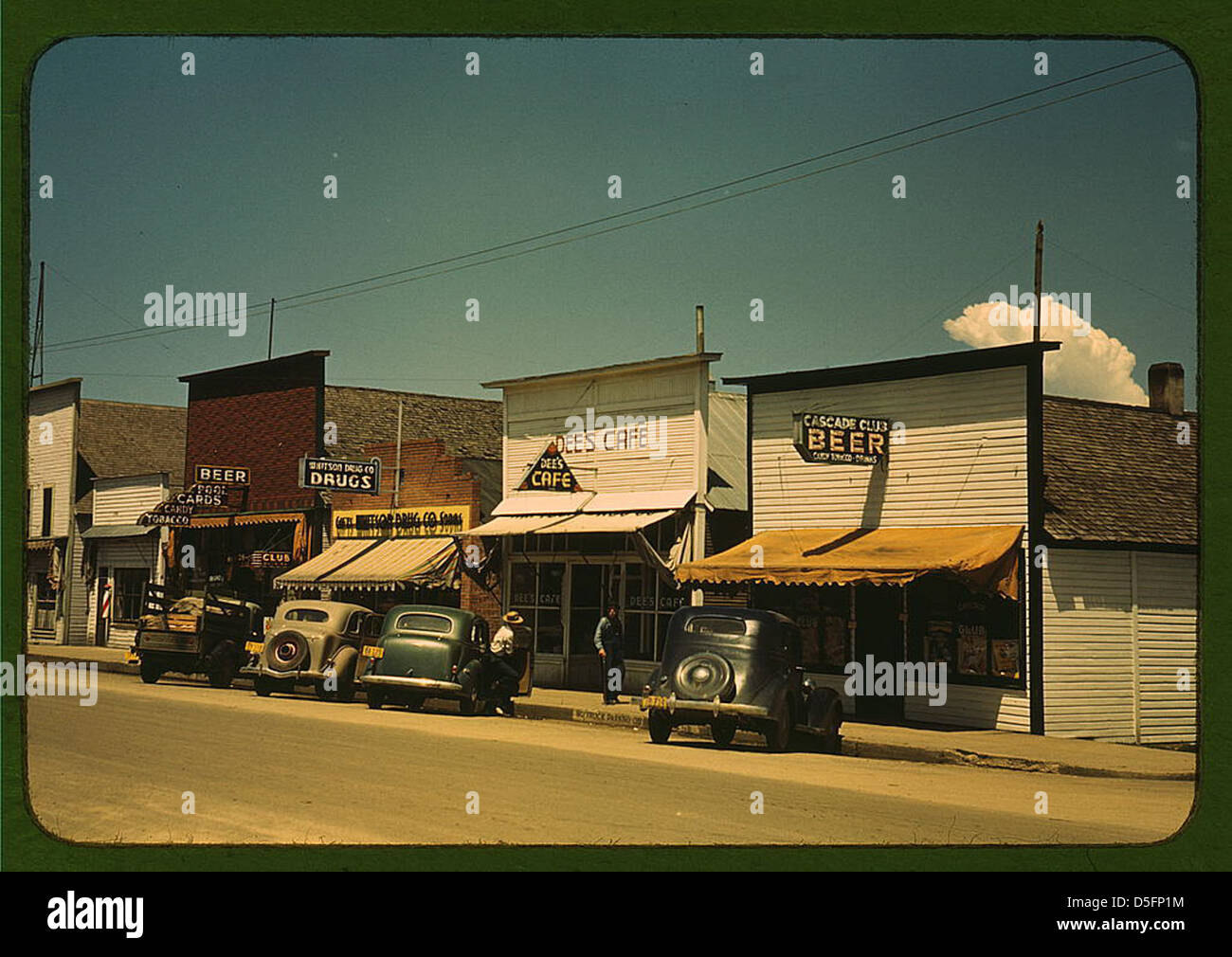 On main street of Cascade, Idaho ... (LOC Stock Photo - Alamy