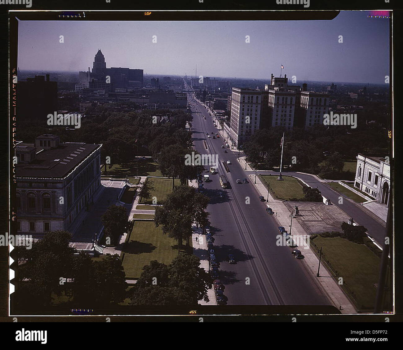 Woodward avenue detroit 1940s hi-res stock photography and images - Alamy