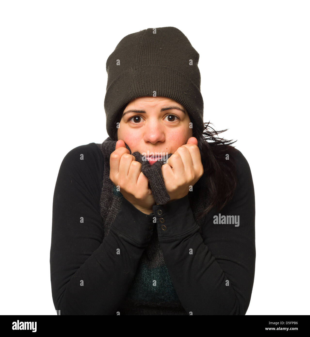 Cold indoors person shivering not ill hi-res stock photography and ...