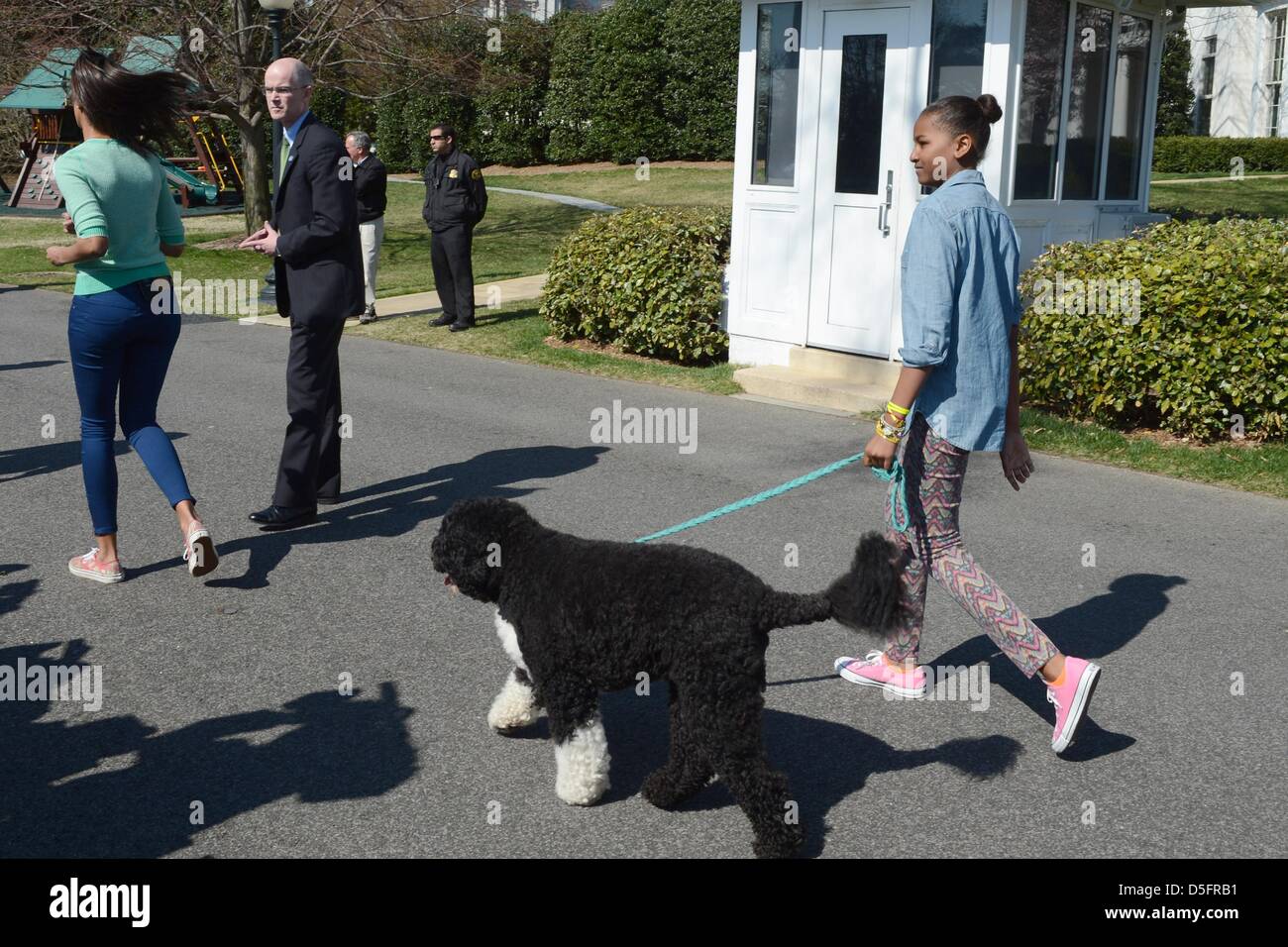 President obama family dog bo hi-res stock photography and images - Alamy