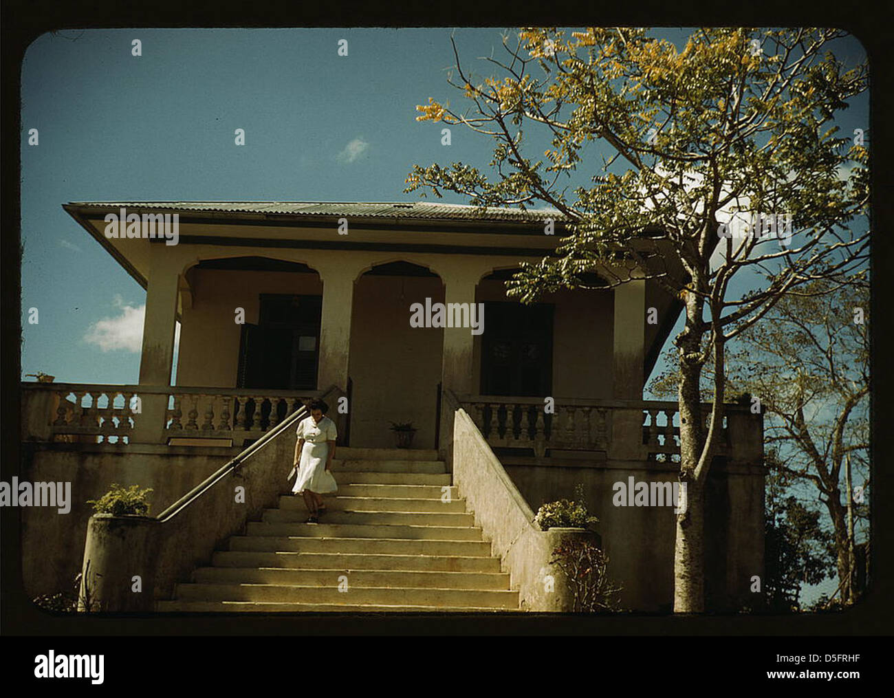 1941 1942 puerto rico tile roof architecture dc hi-res stock ...