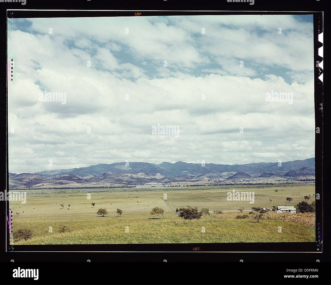 This image shows the flat cattle country in the southwestern tip of ...