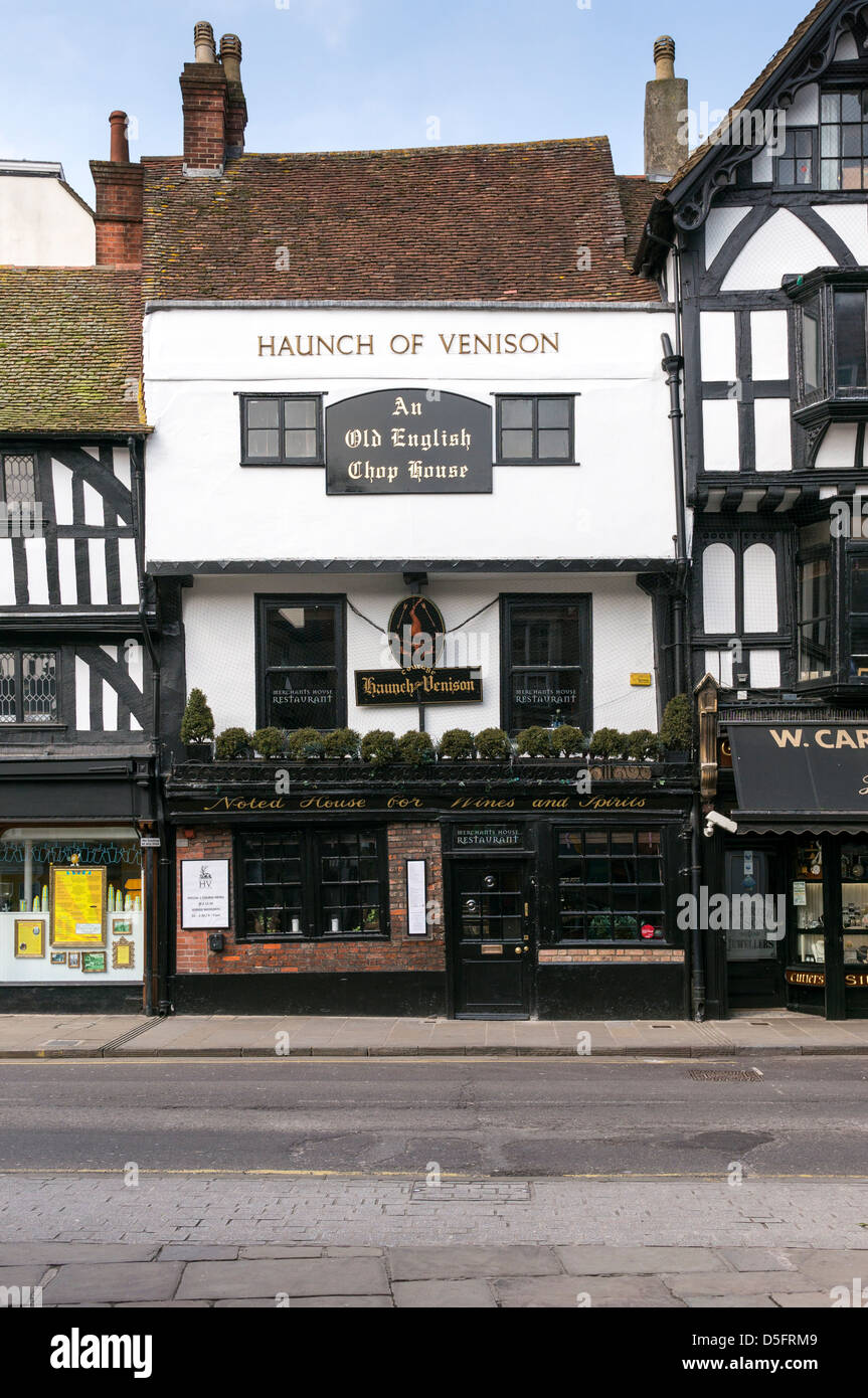 Haunch of Venison pub and restaurant in Salisbury UK Stock Photo - Alamy