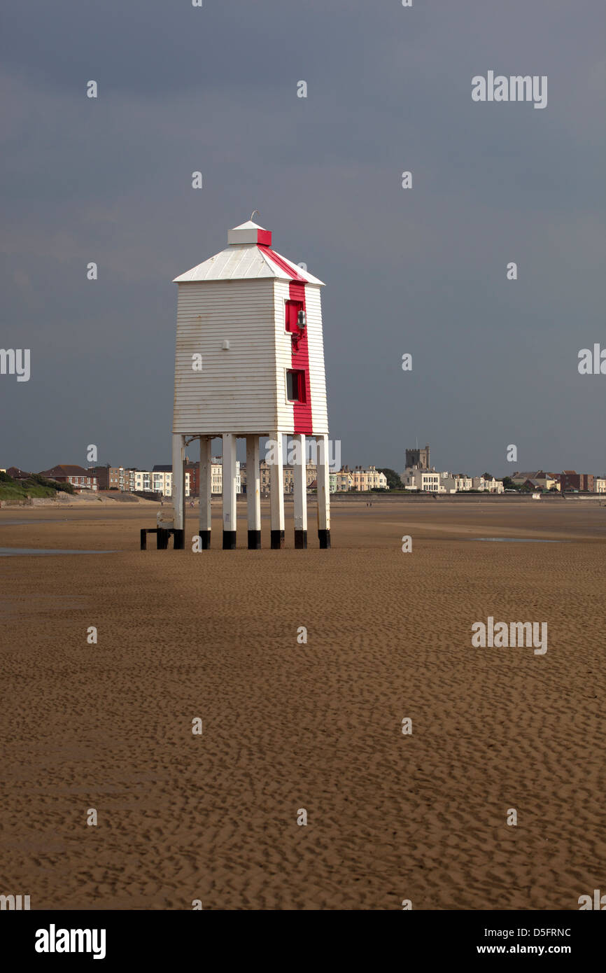 The Low Lighthouse Burnham on Sea Stock Photo - Alamy