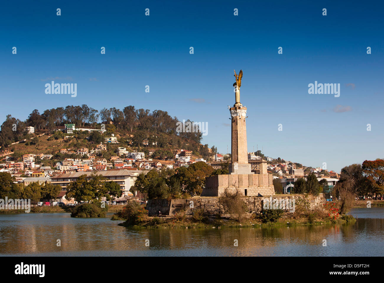 Madagascar, Analamanga Antananarivo, Lake, (Lac) Anosy War Memorial ...