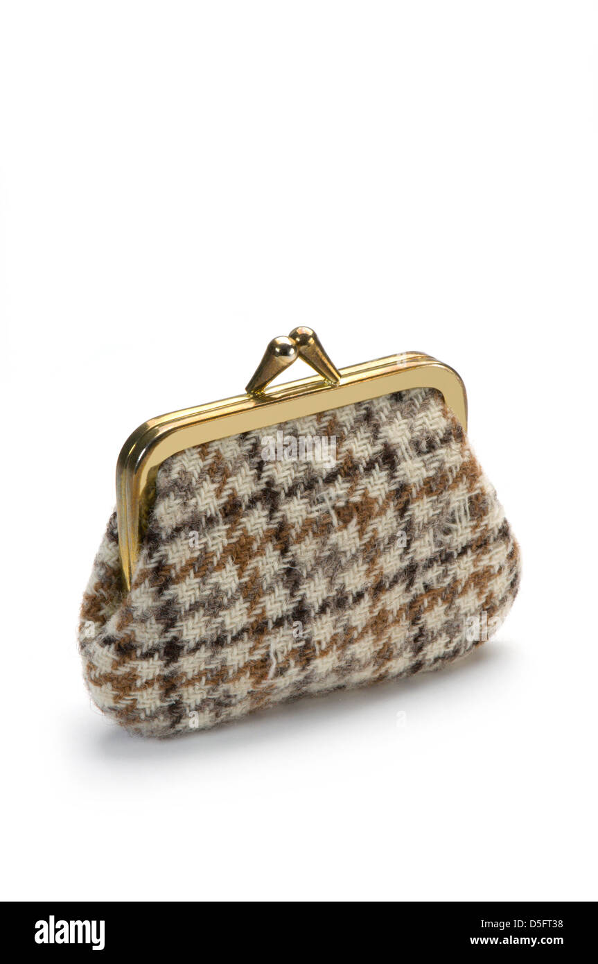 Change purse on white Stock Photo - Alamy