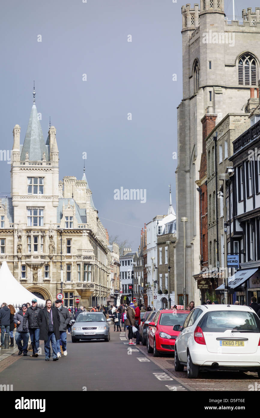 Trinity Street Cambridge England Stock Photo - Alamy