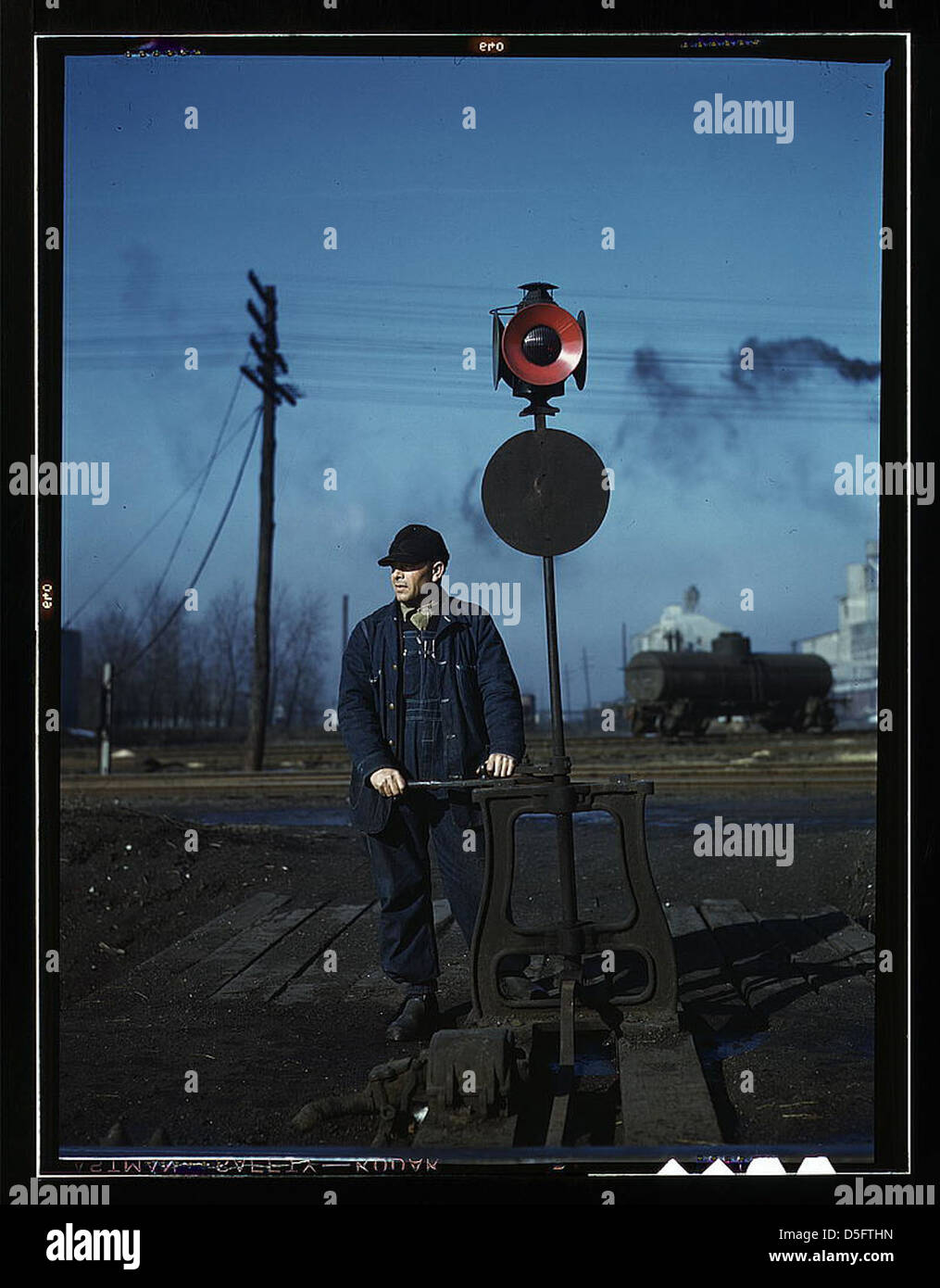 Railroad switchman 1940s hi-res stock photography and images - Alamy