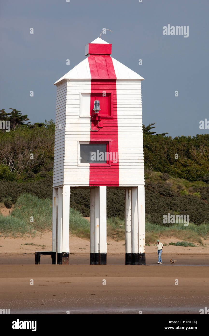 The Low Lighthouse Burnham on Sea Stock Photo - Alamy