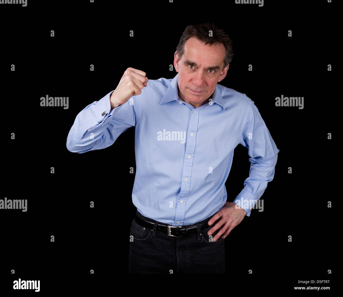 Man shaking fist angry hi-res stock photography and images - Alamy