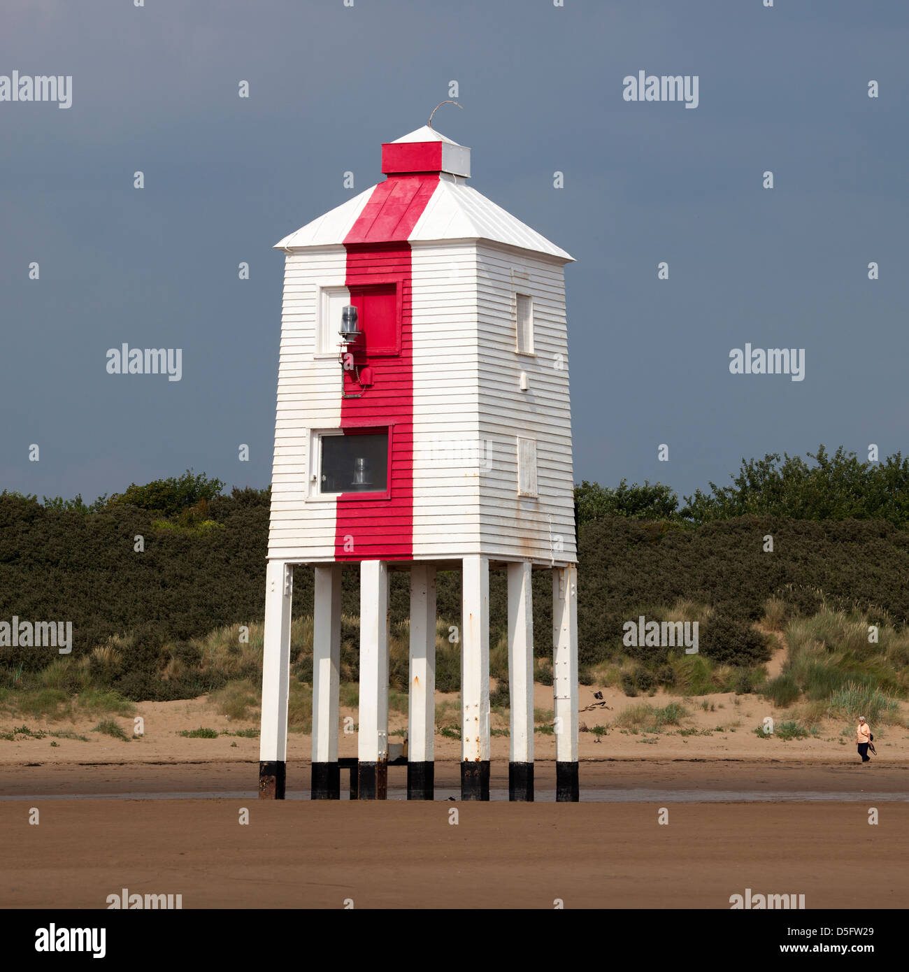 The Low Lighthouse Burnham on Sea Stock Photo - Alamy