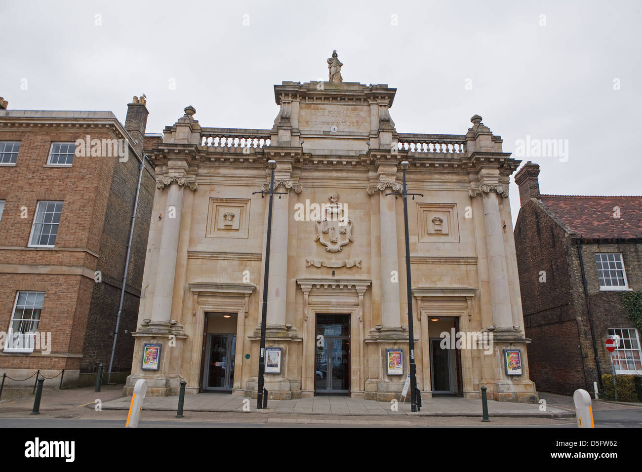 The Cornhill Exchange in Kings Lynn Norfolk England Stock Photo - Alamy