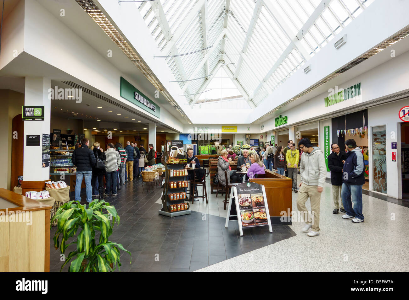 Motorway Services Birchanger Services M11 England Stock Photo - Alamy