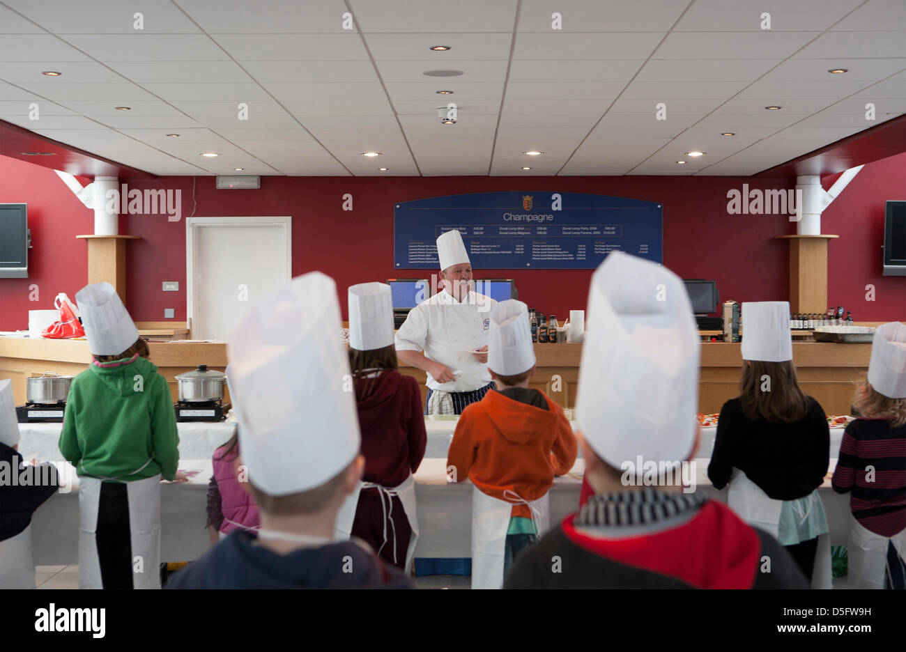 Chefs doing food preparation demonstrations Stock Photo - Alamy