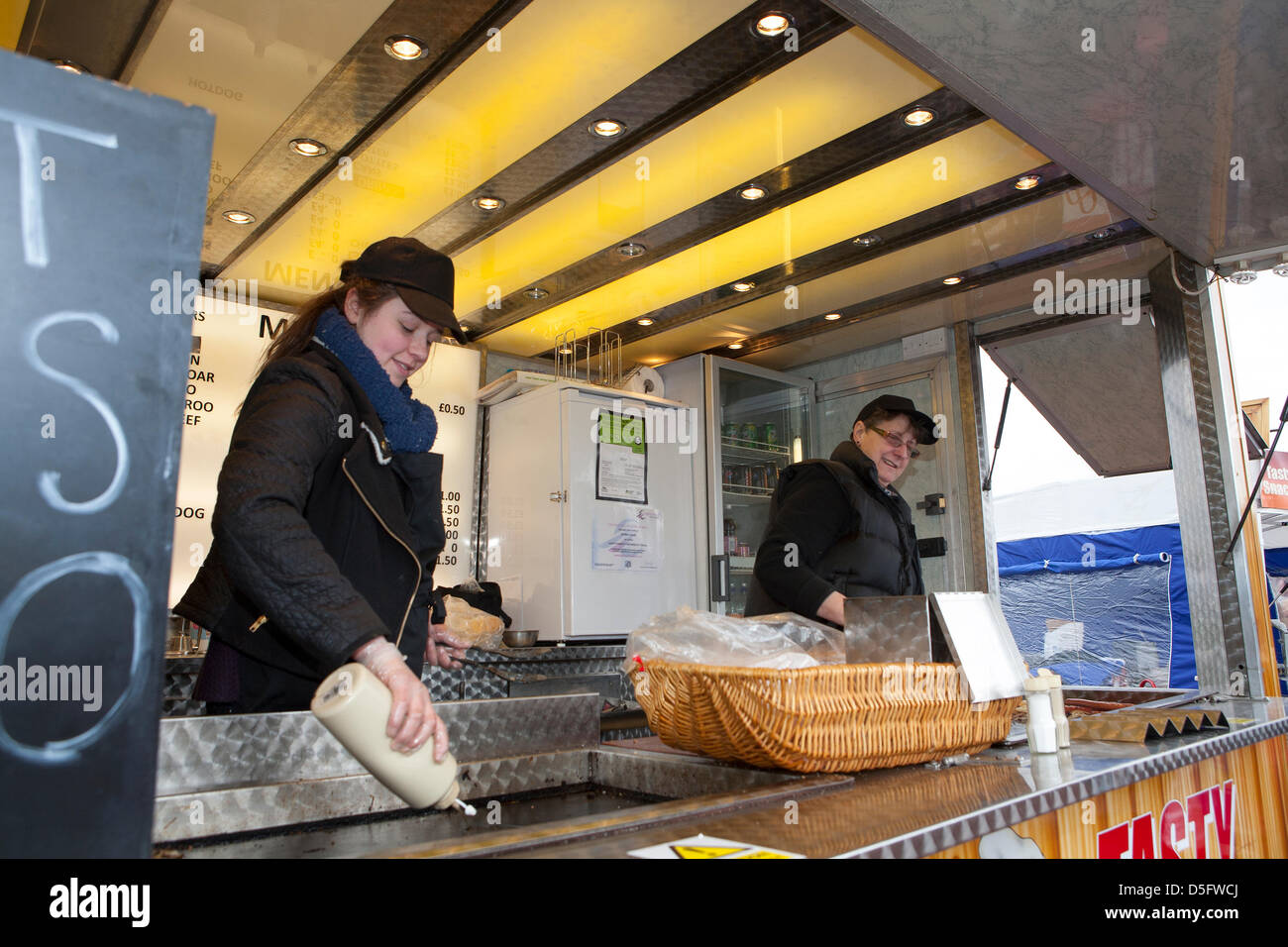 Chefs doing food preparation demonstrations Stock Photo - Alamy
