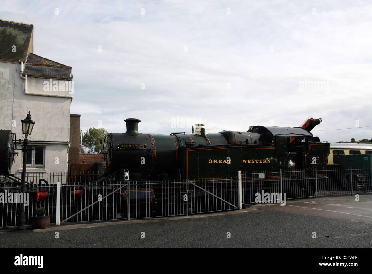Steam Train in Paignton Station Stock Photo - Alamy