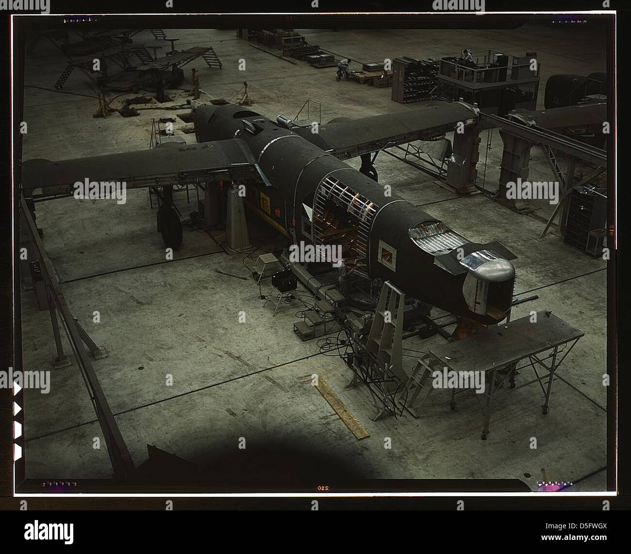 An image capturing a mating operation on a transport plane at the ...