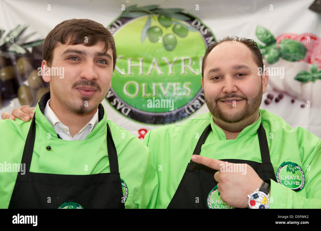 Chefs doing food preparation demonstrations Stock Photo - Alamy