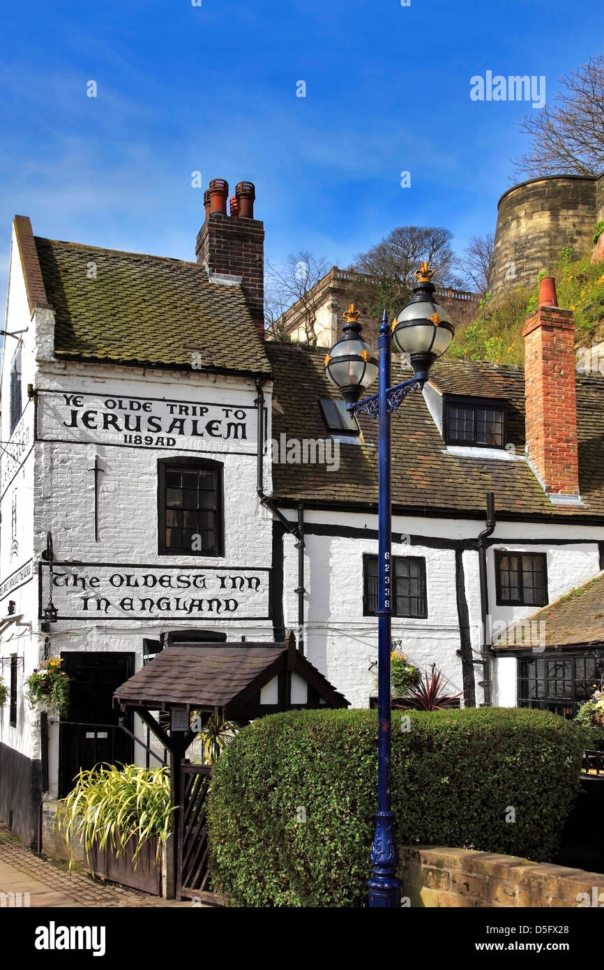 The Jerusalem Inn, Nottingham city centre, Nottinghamshire, England, UK ...