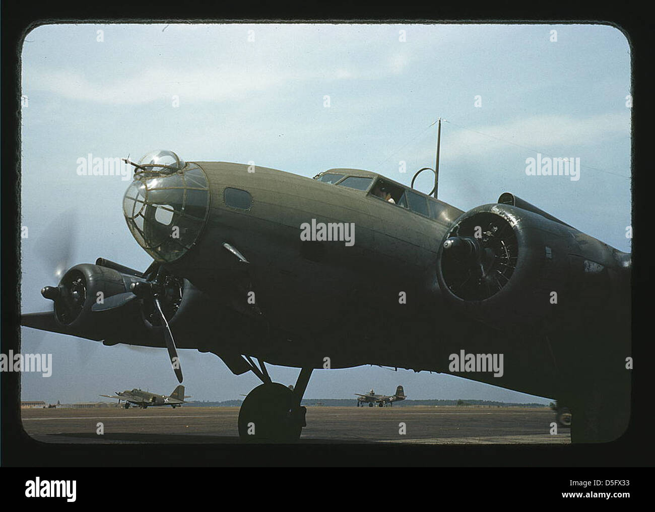 This image features a YB-17 bomber at Langley Field, Virginia, as its ...
