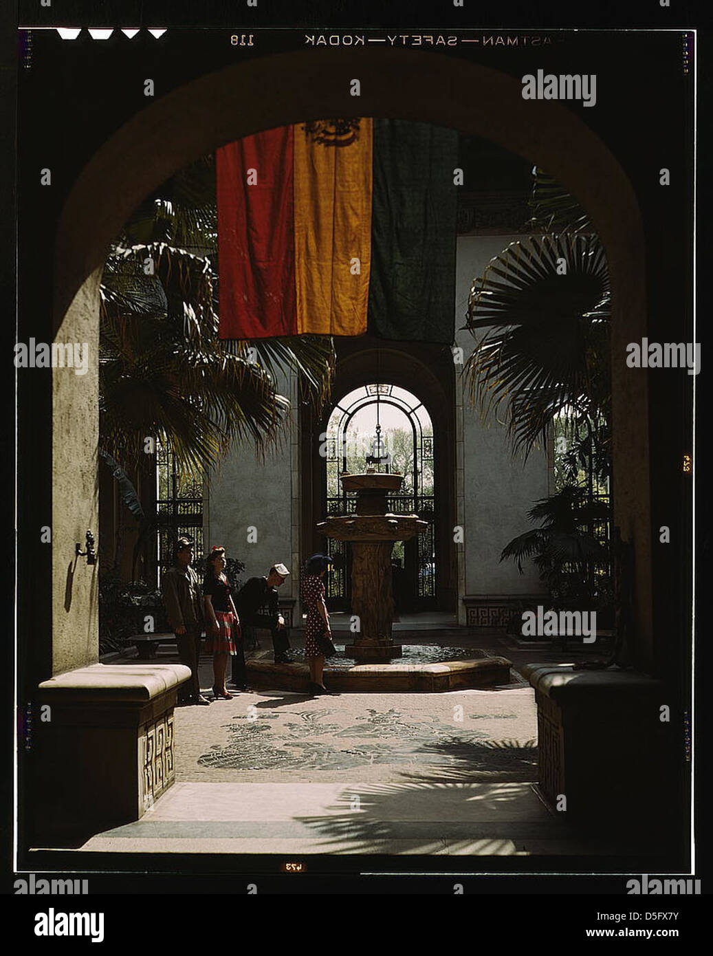 The courtyard of the Pan American Building in Washington, D.C ...