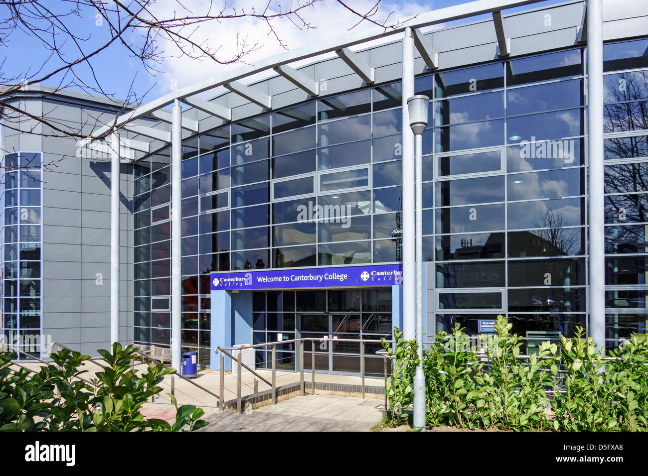 Canterbury College and University of Creative Arts Campus Stock Photo ...