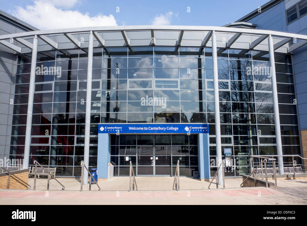 Canterbury College and University of Creative Arts Campus Stock Photo ...