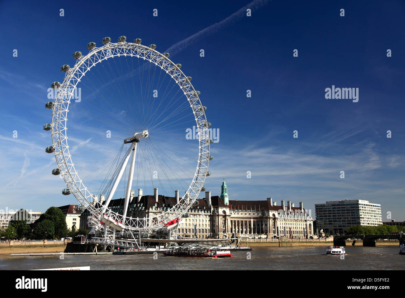 Summer, British Airways London Eye or Millennium Observation Wheel ...