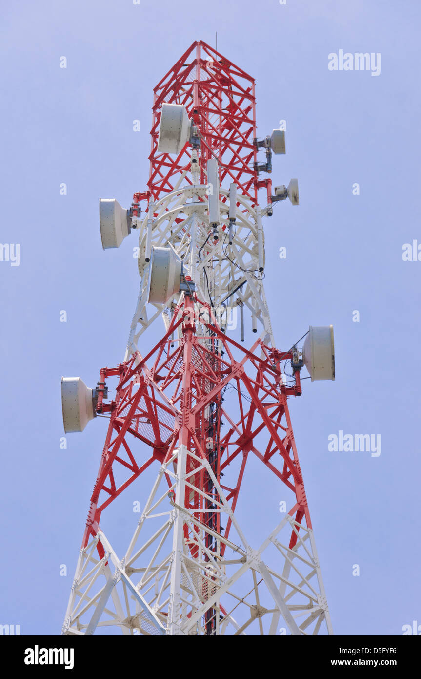 Microwave Communications Tower