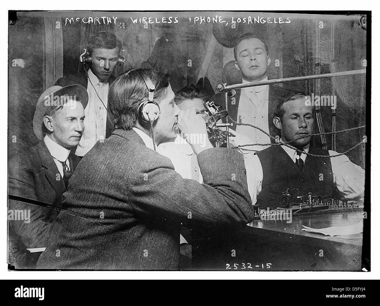 A photograph of the McCarthy wireless telephone from the 1910s in Los ...