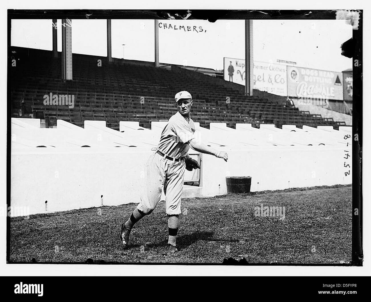 This image shows George Chalmers of the Philadelphia Phillies at the ...