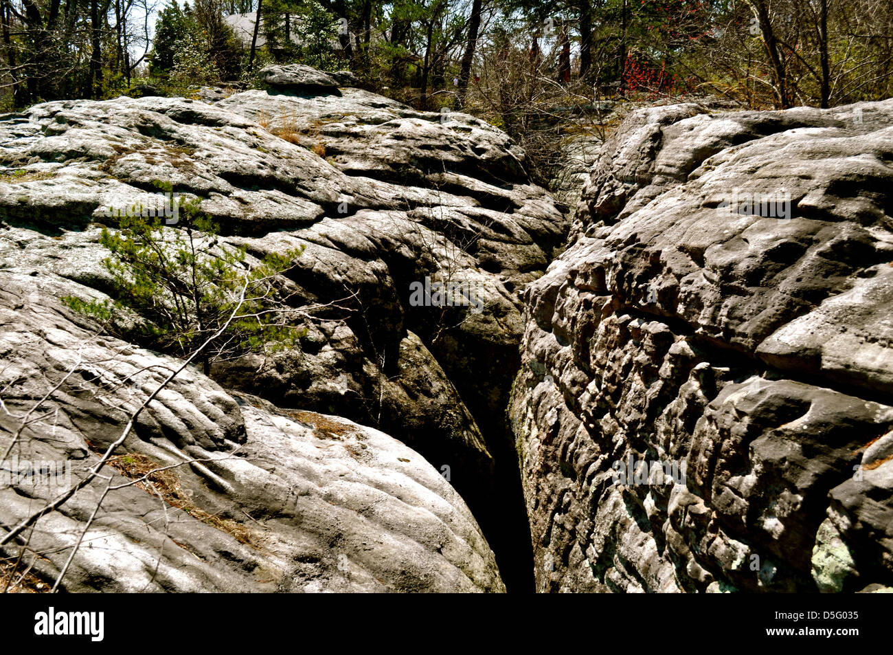 Boulders on Rock City Stock Photo - Alamy